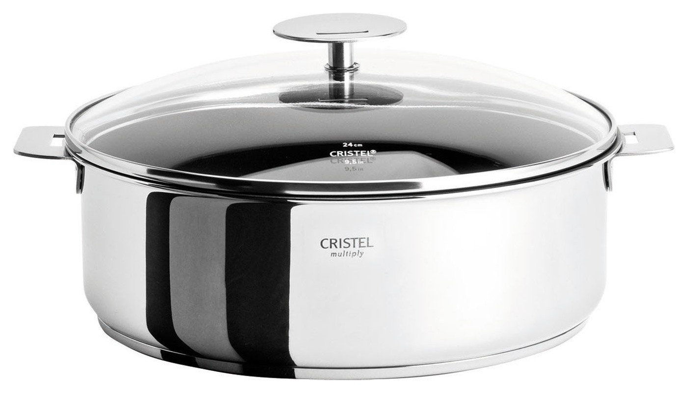 Casteline Non-Stick Saute Pan With Domed Glass Lid, 5 Qt - Saute Pans ...