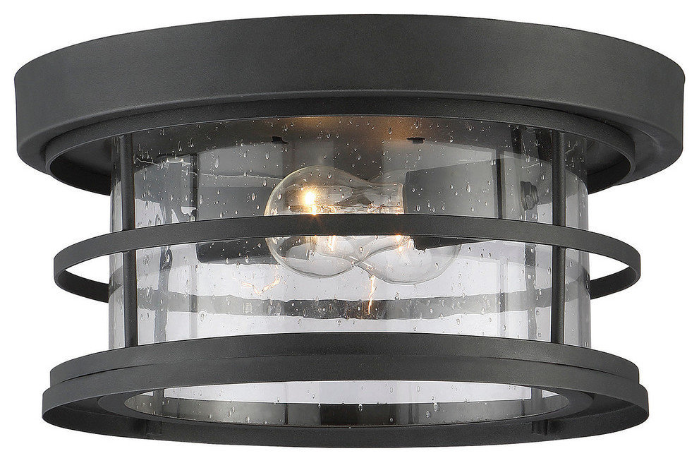 Savoy House Barrett 13" Outdoor Ceiling Light - Transitional - Outdoor ...