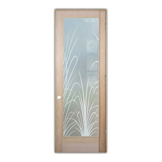 Interior Prehung Door or Interior Slab Door - Wispy Reeds - Primed - 28 ...
