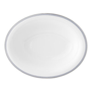 Vera Wang Wedgwood Grosgrain Indigo Oval Open Vegetable - Contemporary ...