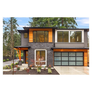 Front View Cedar Siding | Kirkland, WA - Contemporary - Exterior ...