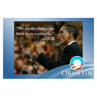 Barack Obama, Campaign Poster Print, 17 x 11 - Contemporary - Prints ...