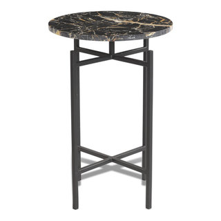 Wren Round Marble Top Accent Table - Transitional - Side Tables And End Tables - by Sideboards ...