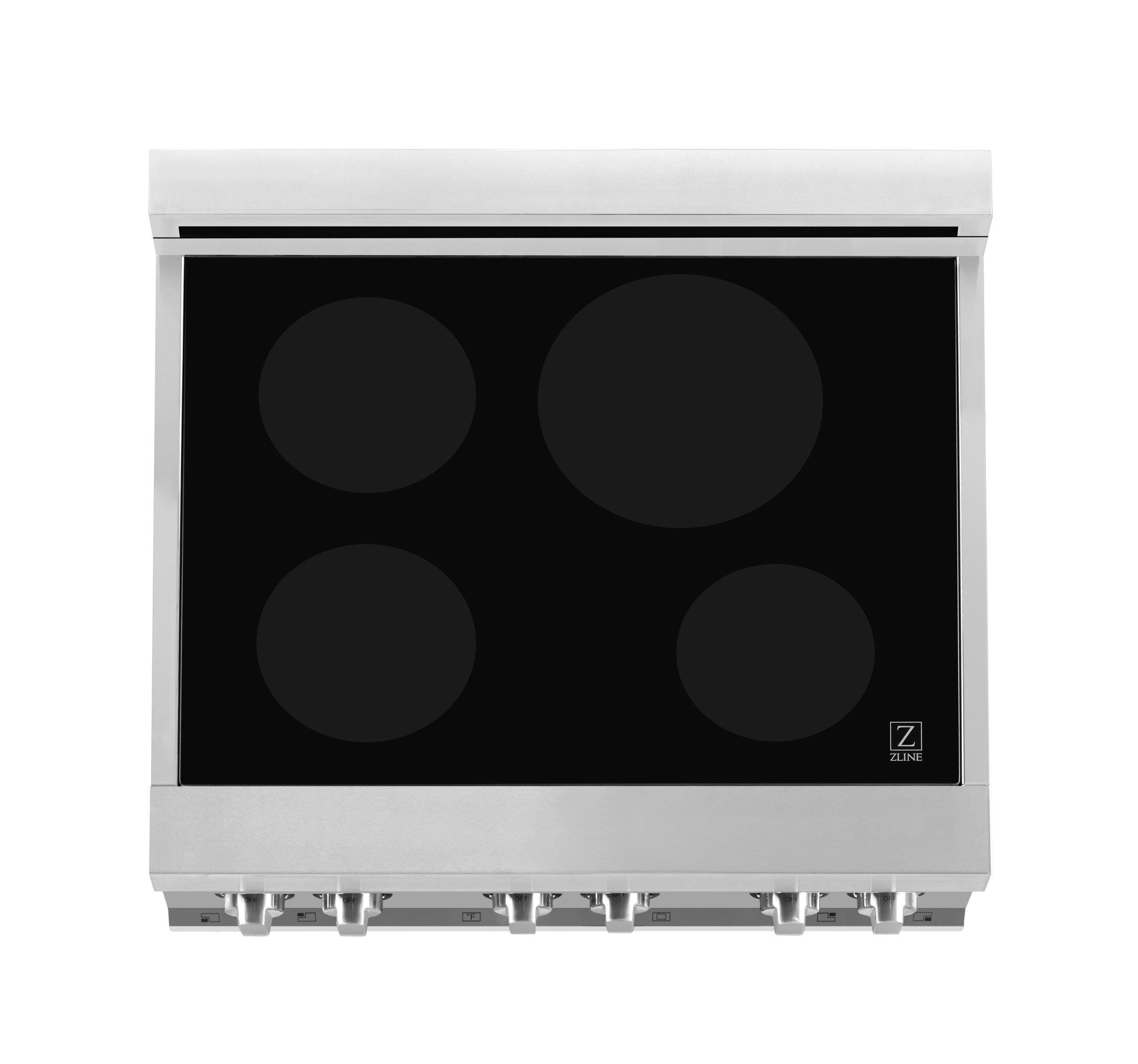 ZLINE 30 Induction Range, Stainless Steel With a Black Matte Door RAIND ...
