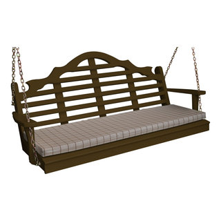 Pine Marlboro Porch Swing, 6 Foot - Traditional - Porch Swings - by ...