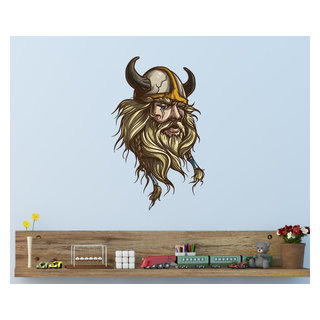 Viking Vinyl Wall Decal VikingUScolor002, 72 in. - Contemporary - Wall ...