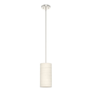 Bleached Alder One Light Mini Pendant from the Solhaven Collection, 6. ...