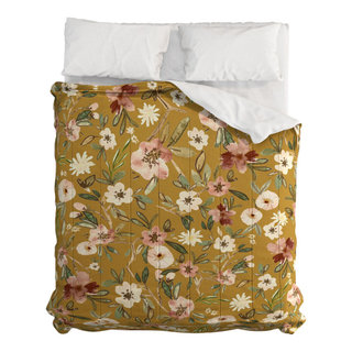 Deny Designs Nika Cottage Floral Field Comforter, King - Contemporary ...