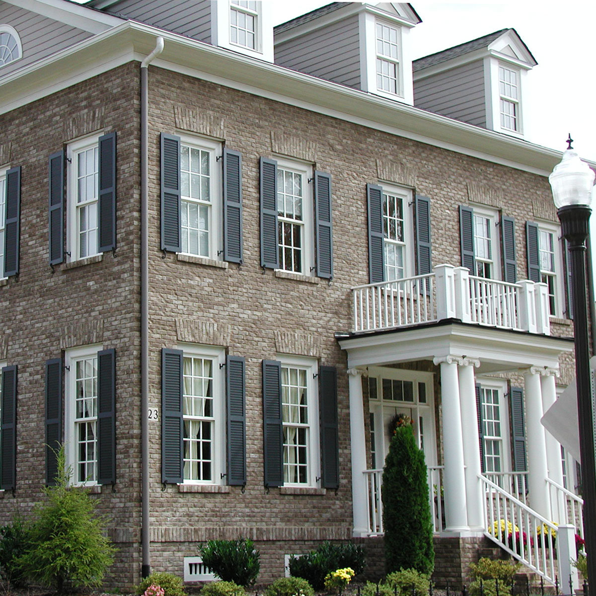 12" x 50" Exterior Pine Louvered Shutters, Black, 50"H - Traditional ...