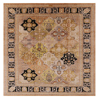 Ahgly Company Indoor Rectangle Mid-Century Modern Area Rugs, 5' x 7', 3 ...