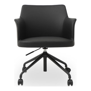 Morris Office Chair, Black - Transitional - Office Chairs - by Lighting ...
