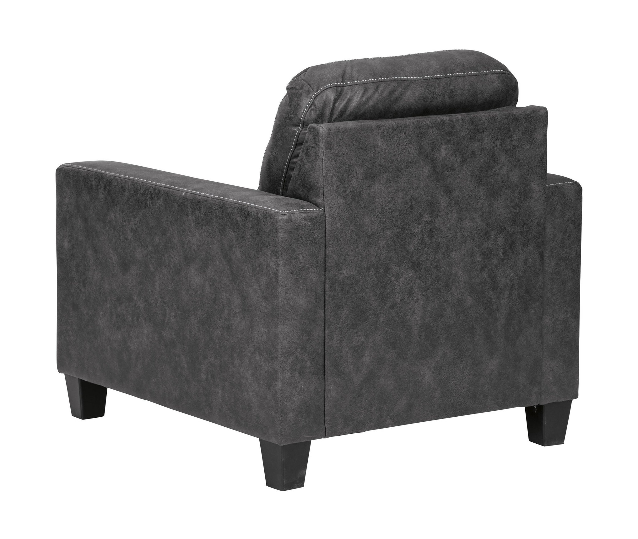 Benzara BM213295 Tufted Chair With Track Arms and Tapered Block Feet ...