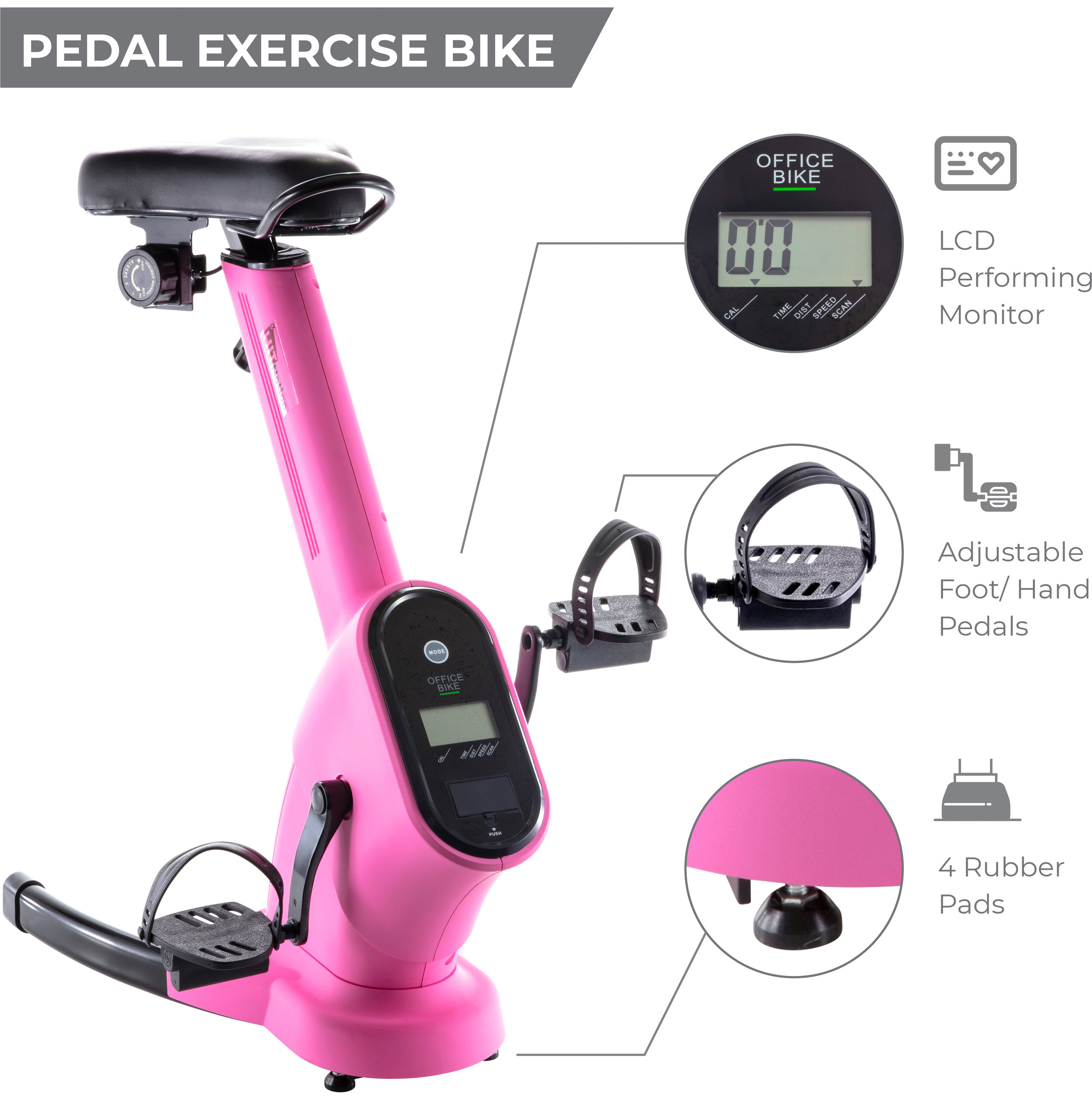 Upright Training X-Bike Magnetic Resistance Exercise Cycling Bicycle ...