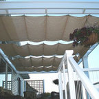 Slidewire Outdoor Roman Shades - Modern - Patio - Los Angeles - by ...