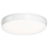 Argo 1 Light Flush Mount, White - Modern - Flush-mount Ceiling Lighting ...