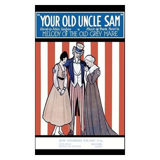 Your Old Uncle Sam - Melody of the Old Grey Mare, 16" x 24 ...