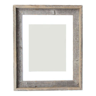 16" X 20" Rustic Reclaimed Wood Picture Frame - Rustic - Picture Frames ...