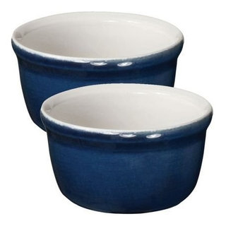 Emile Henry Ramekin, Set of 2, Twilight - Contemporary - Ramekins And ...