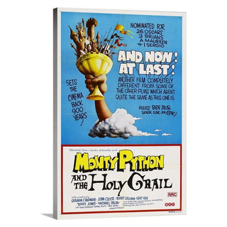 "Monty Python and the Holy Grail (1975)" Wrapped Canvas Art Print, 32 ...