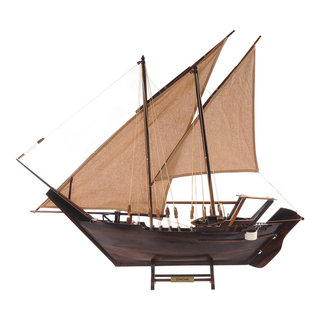 Dhow Medium Wooden model - Beach Style - Decorative Objects And ...