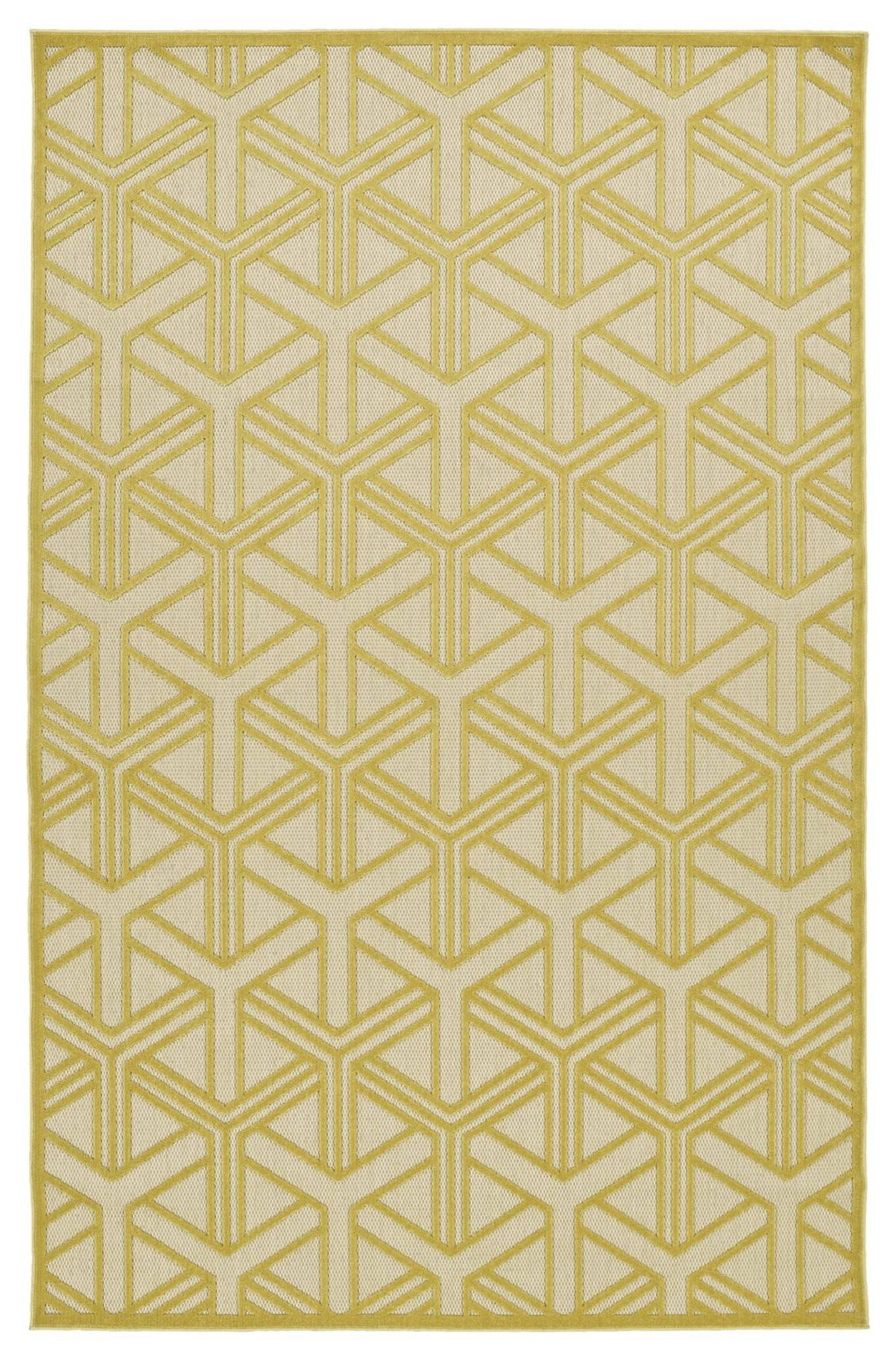 Kaleen A Breath of Fresh Air Collection Rug, Gold, 8'8"x12 ...