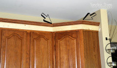 How to take my staggered cabinets to the 9ft ceiling?