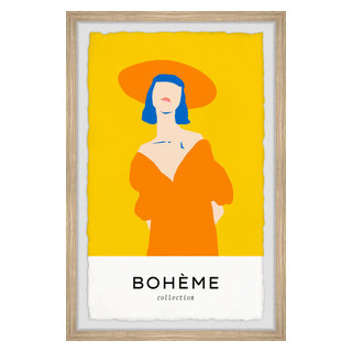 "Boheme Collection" Framed Painting Print, 12x18 - Contemporary ...