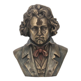 Ludwig Van Beethoven, Bust Statue - Traditional - Decorative Objects ...