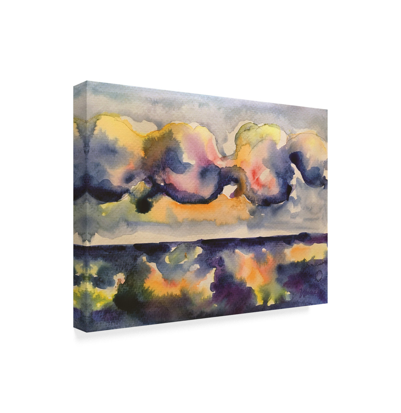 Wendra 'Ocean Dream' Canvas Art, 19"x14" - Contemporary - Prints And ...