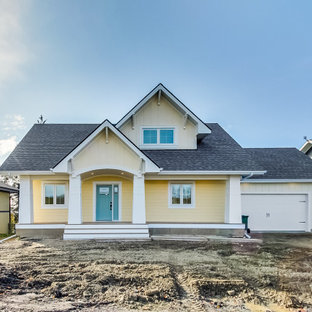 75 Beautiful Yellow Board and Batten Exterior Home Pictures & Ideas ...