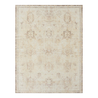Ayla Beige Traditional Motif Waterproof Area Rug, 2'8" X 3'10 ...