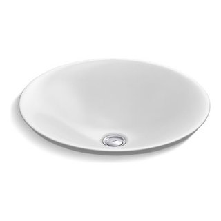 Kohler Carillon Round Wading Pool Bathroom Sink - Contemporary ...