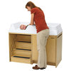 Modern Changing Table With Locking Stairs - Contemporary - Changing ...