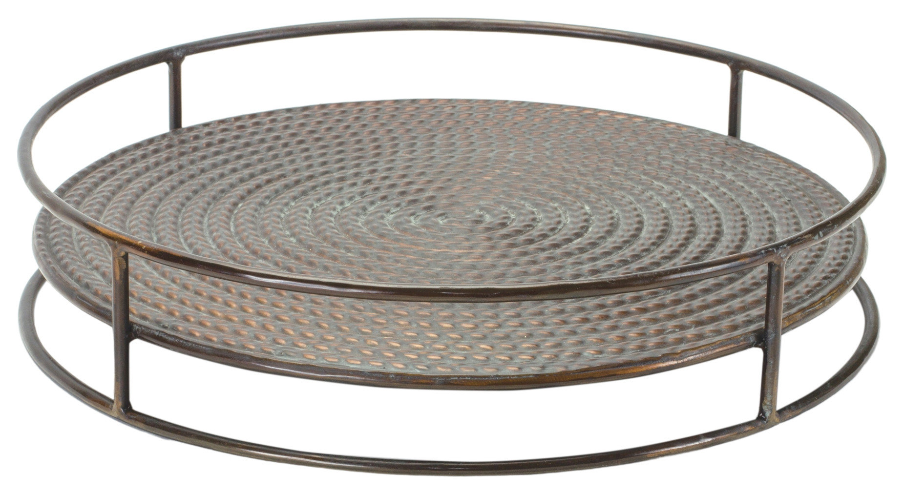 Decorative Iron Tray - Transitional - Serving Trays - by Melrose ...