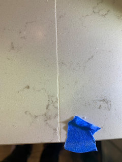 Is this an acceptable seam in quartz countertop?