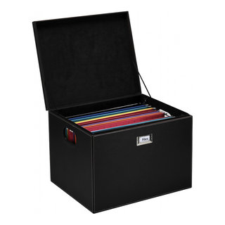 G.U.S. Decorative Office File and Portable Storage Box - Contemporary ...