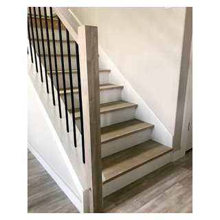 Clear Poplar Stair Treads - Modern - Staircase - Austin - by Hardwood ...