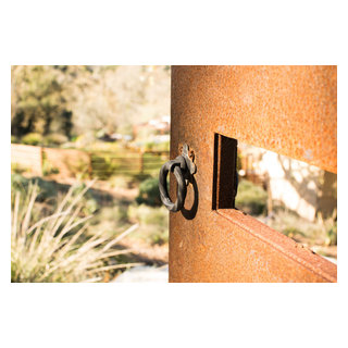Entry Gate Peek-A-Boo - Rustic - Garden - San Francisco - by JLM ...