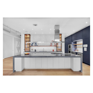 The Sky Lofts Tribeca | Centerpiece Kitchen - Contemporary - Kitchen ...