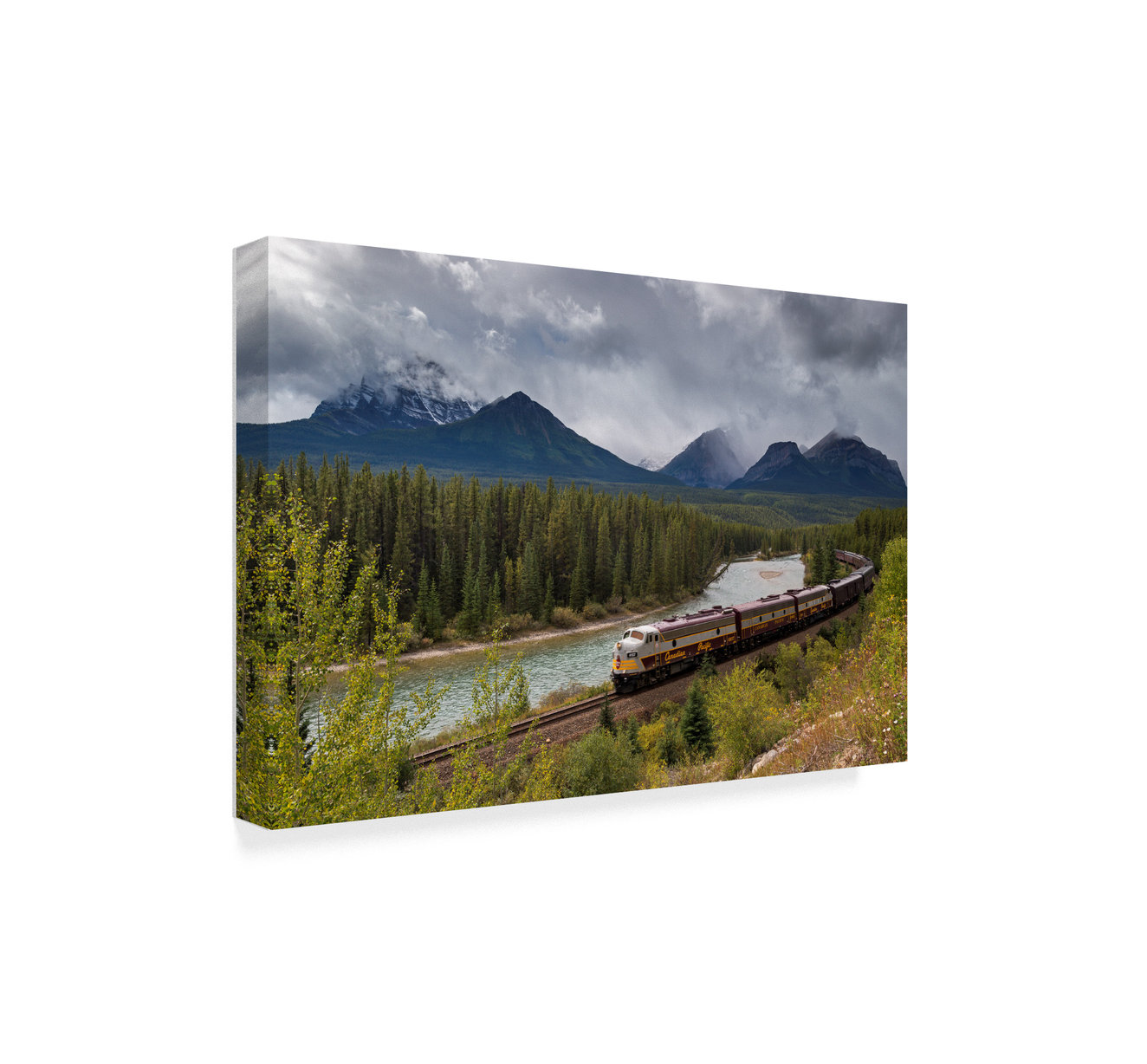 "Morants Curve" by Adam Burton, Canvas Art, 16"x24" - Rustic - Prints ...