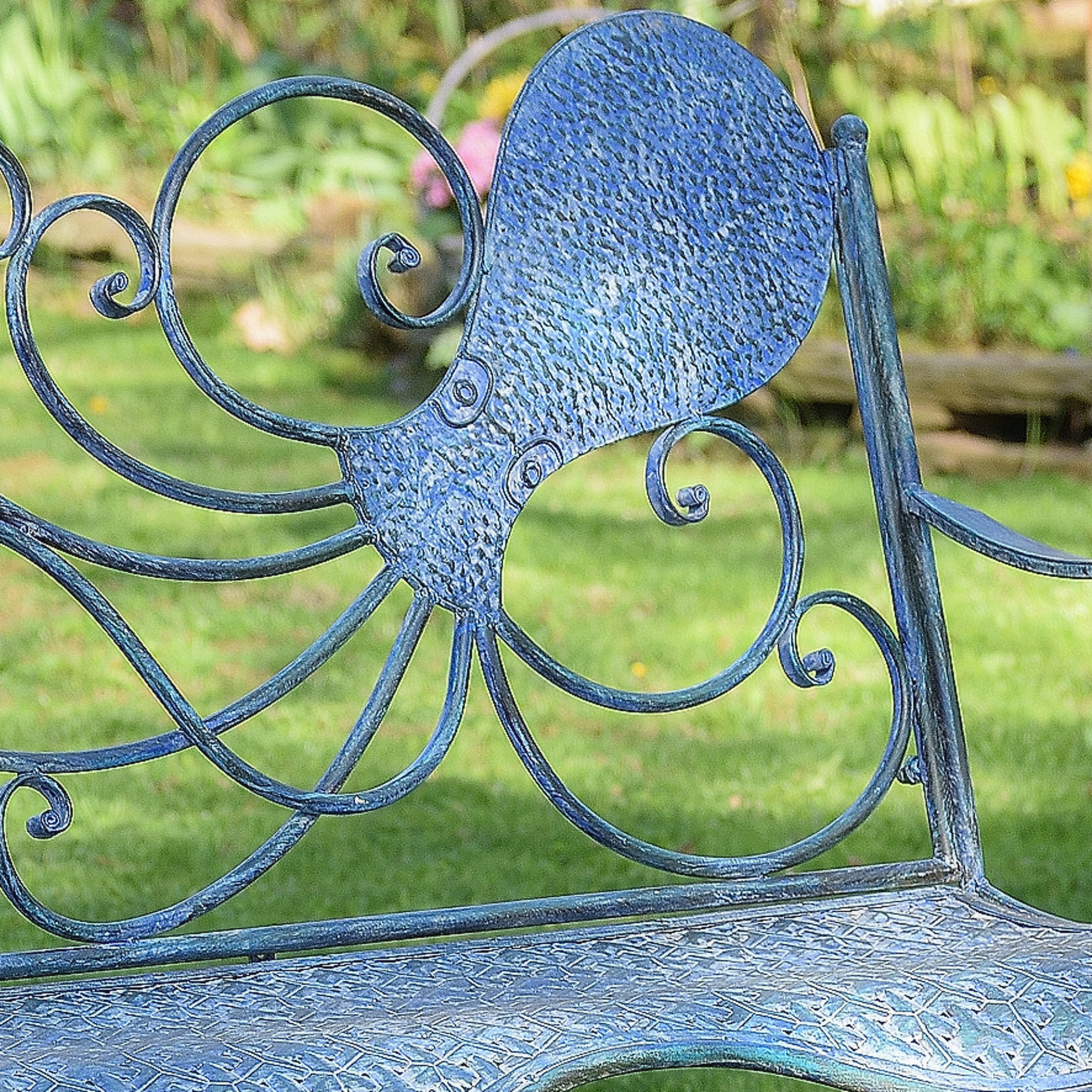 Octopus Back Garden Bench - Beach Style - Outdoor Benches - by Zaer Ltd ...