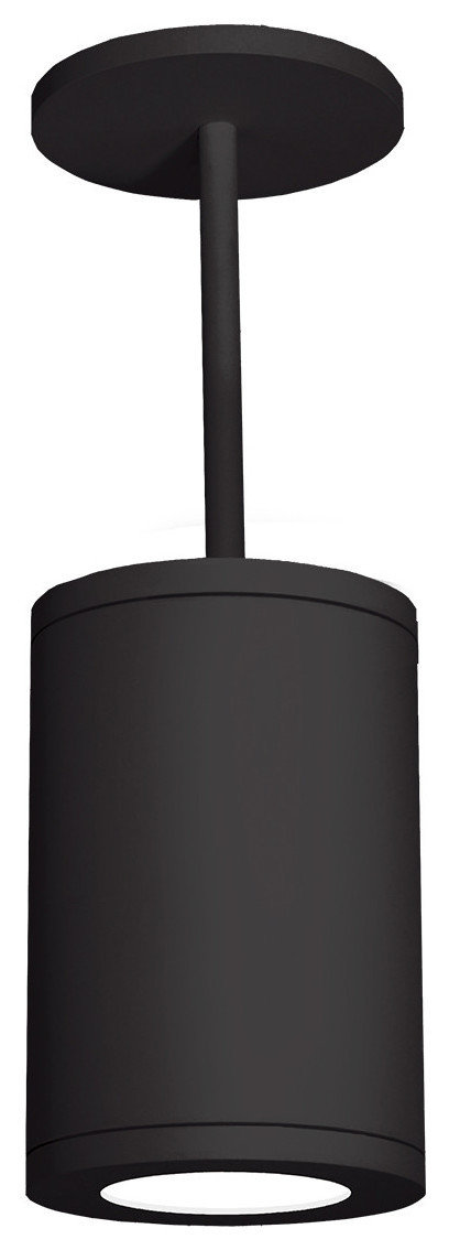 LED Pendant Mount Downlight Flood in Black - Modern - Outdoor Hanging ...