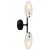 Mid Century Modern White Alabaster Stone Disc Wall Sconce 23 in Circle ...