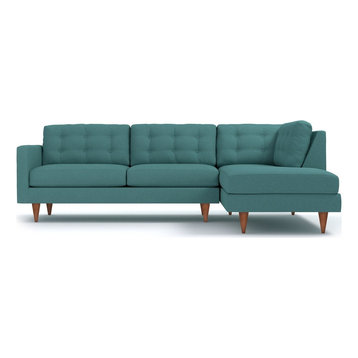 Turquoise Sectional Sofa With Chaise | Baci Living Room