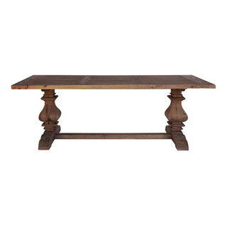 Balustrade Dining Table, Natural - Traditional - Dining Tables - by ...