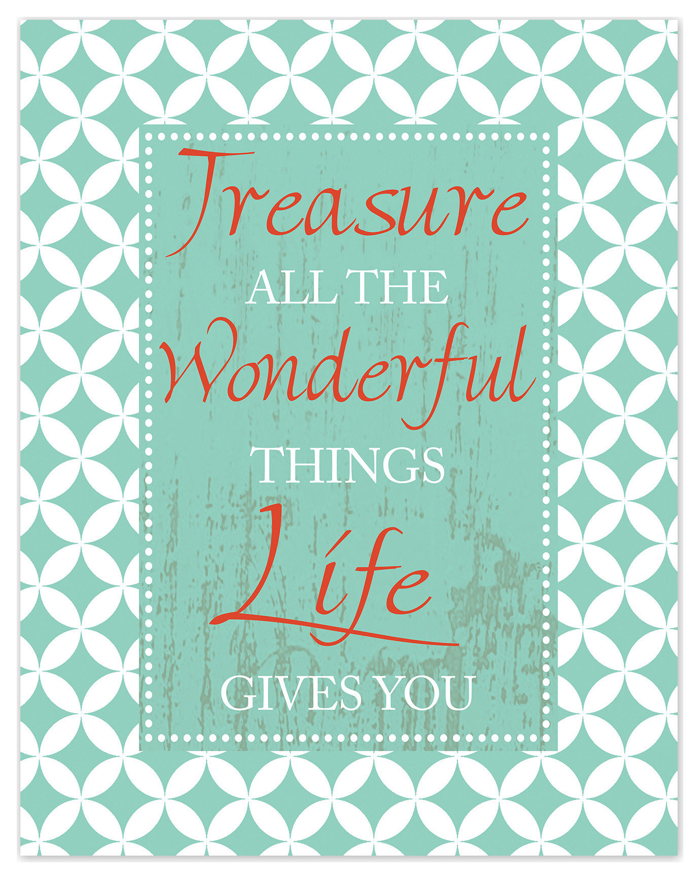 Treasure Life 11x14 Canvas Wall Art - Contemporary - Prints And Posters ...