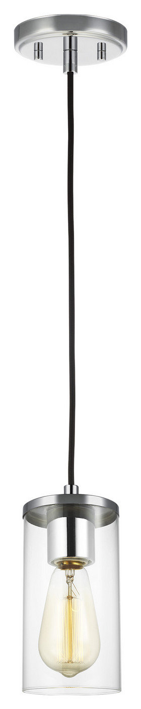 Zire LED Mini Pendant in Chrome, 9.000 - Transitional - Pendant ...
