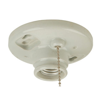 Craftmade Keyless Fixtures and Access. Keyless Lamp Holder in Porcelain ...