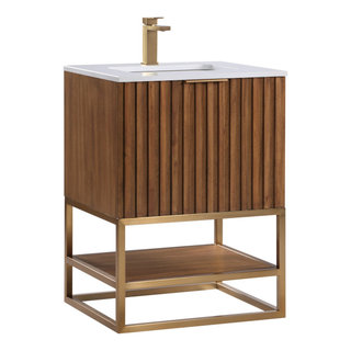 Terra Bathroom Vanity, 24" - Contemporary - Bathroom Vanities And Sink ...