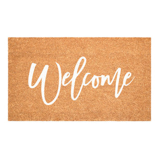 Calloway Mills Cursive Welcome Doormat, 17 X 29 - Modern - Doormats ...